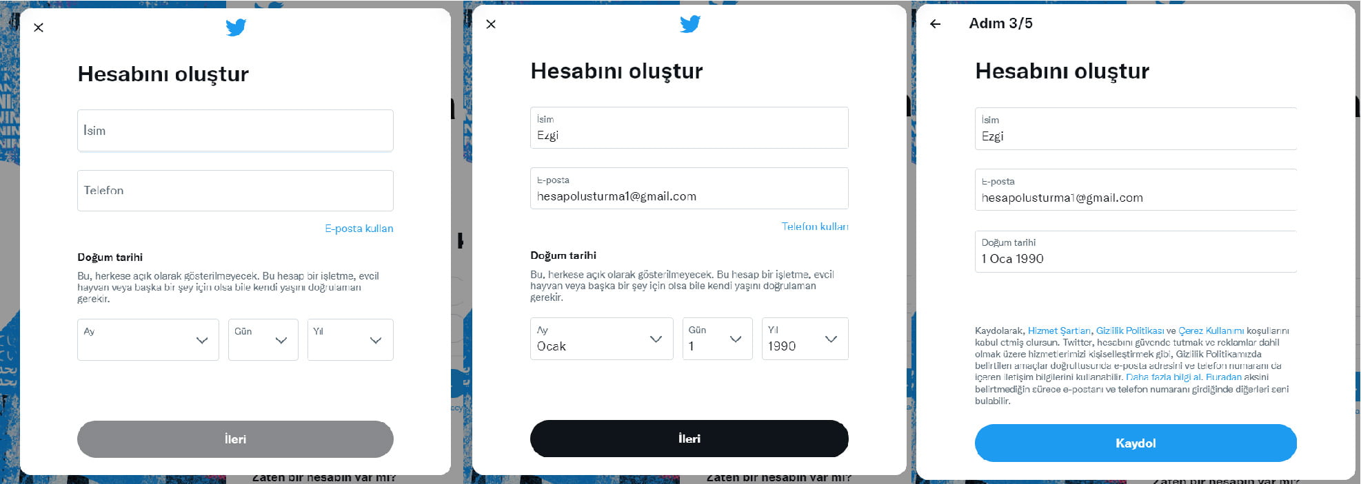 Twitter Kaydol | Twitter Aç | Twitter Giriş Yap Kaydol