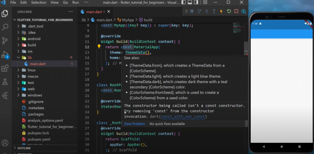 Yeni Başlayanlar İçin 1 Saatte Flutter Eğitimi